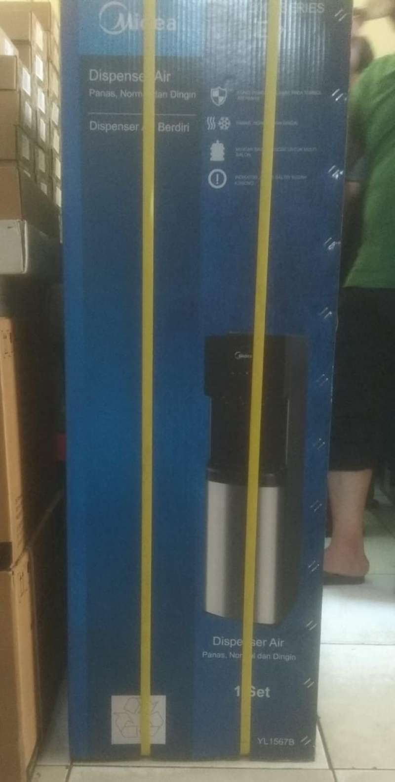 Promo Midea Dispenser Bottom Loading Yl-1567 B Series Hot & Cool Diskon ...
