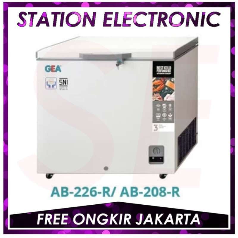 Promo Freezer Box Gea Ab-208 Chest Freezer 210l - Putih Diskon 23% Di Seller Mizota Store ...