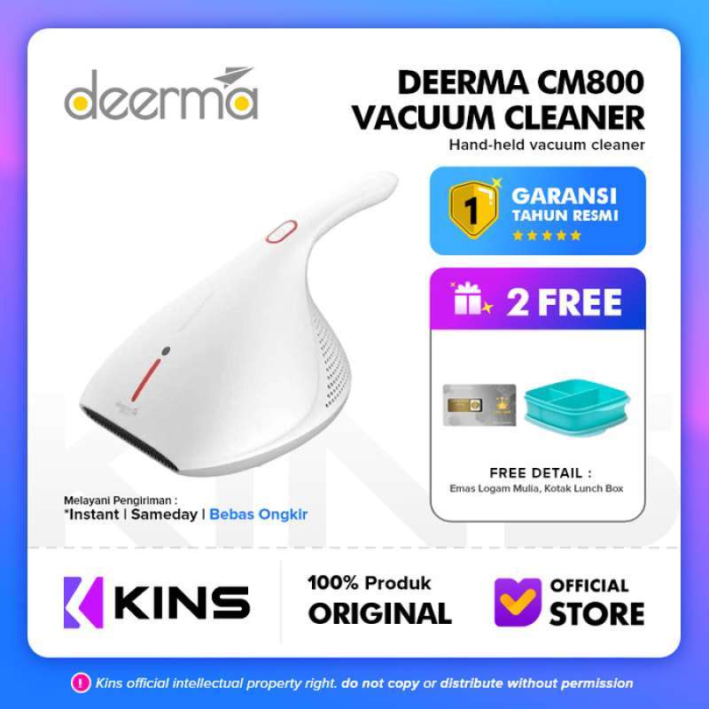 Promo Deerma Cm800 Uv-c Vacuum Cleaner Penyedot/sedot Tungau Anti Debu ...