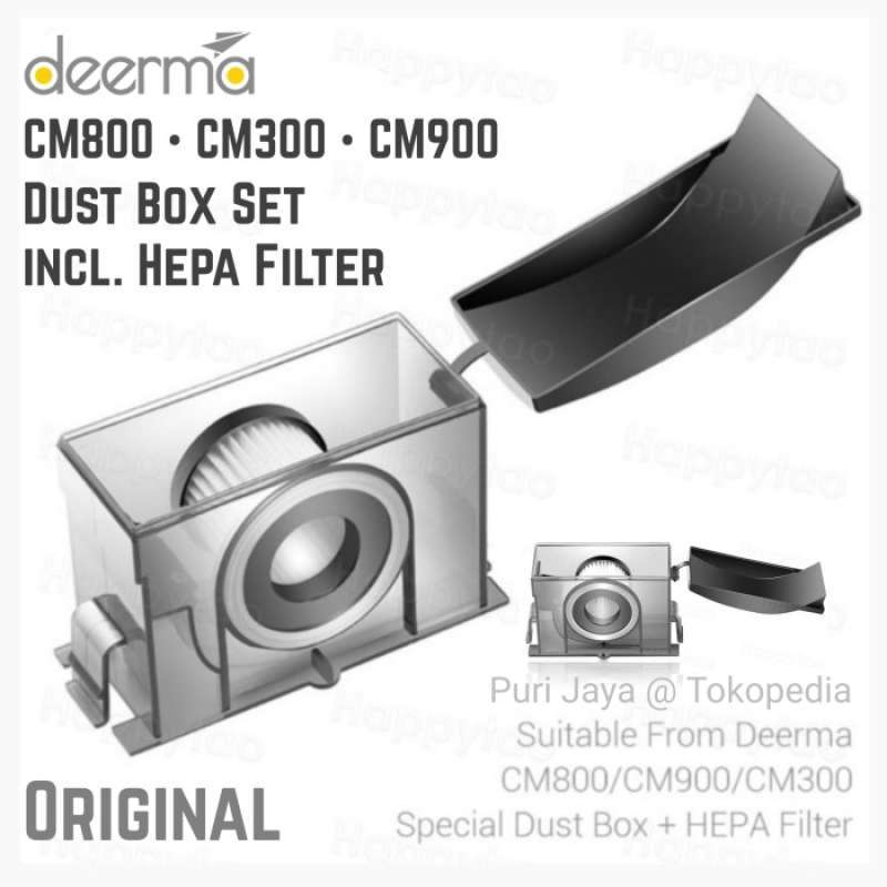 Promo Deerma Cm800 Cm300s Cm900 Dust Box Kotak Debu + Filter Hepa ...
