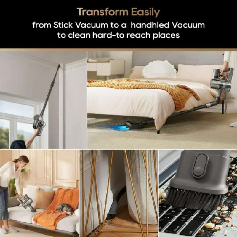 Promo Dreame R20 Bendable Cordless Vacuum Cleaner 27000pa - Penyedot ...