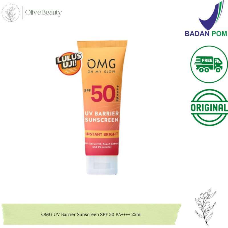 Jual Omg Uv Barrier Sunscreen Spf 50 Pa++++ 25ml Di Seller Olive Beauty - Binjai, Kota Medan ...