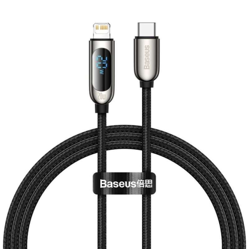 Promo Baseus Kabel Data Display Type C To Lightning 20w 2 Meter Fast ...