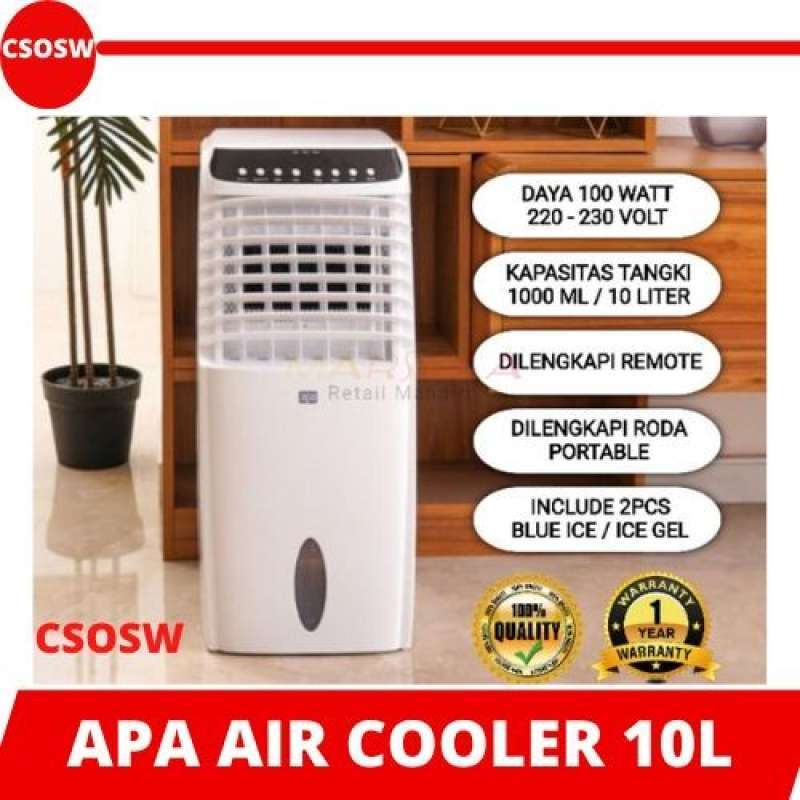Promo Air Cooler Apa 10ltr Penyejuk Udara 100watt 10l Ac Portable ...