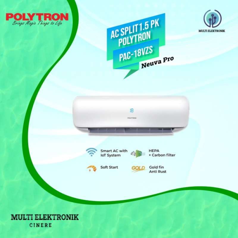 Promo Ac Polytron Smart Neuva Pro 2 Pk Pac-18vzs Diskon 23% Di Seller Aramaki Store - Cipinang ...