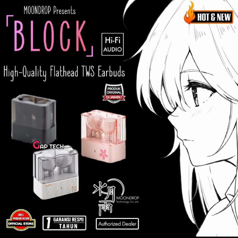 Jual Moondrop Block High Quality 13mm Bass-enhanced Dynamic Driver ...