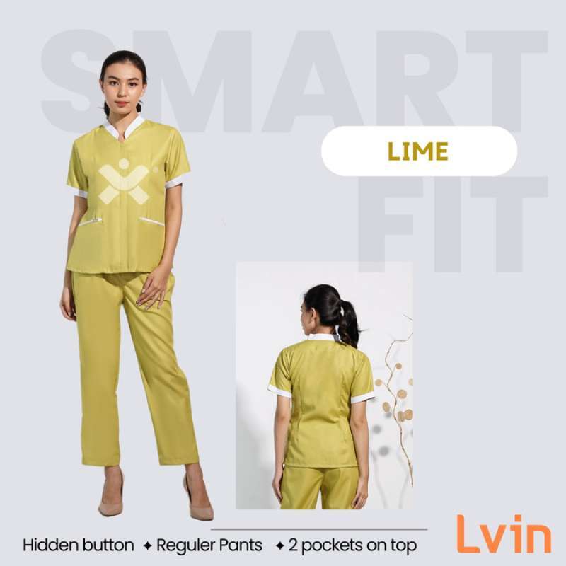 Jual Lvin Baju Seragam Suster Hana Series / Nanny Uniform/seragam ...