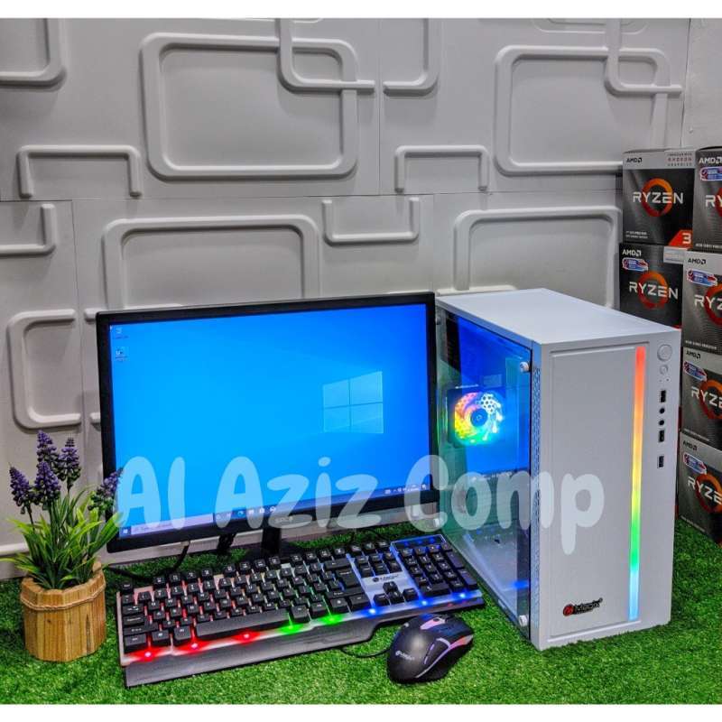 Jual Pc Cpu Murah Rakitan Fullset Intel Core I5 4590 RAM 16gb Ssd 256gb ...
