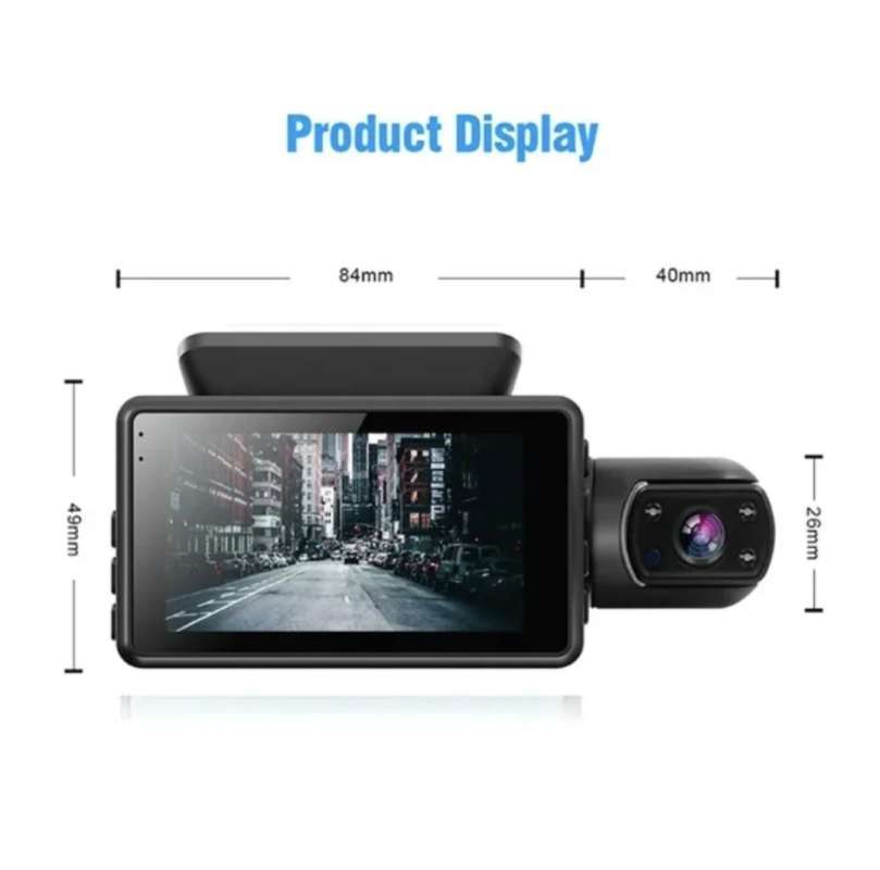 Promo Dashcam Mobil Wifi Dual Camera Ips 3inch Dvr GPS Kamera Mobil A68 ...