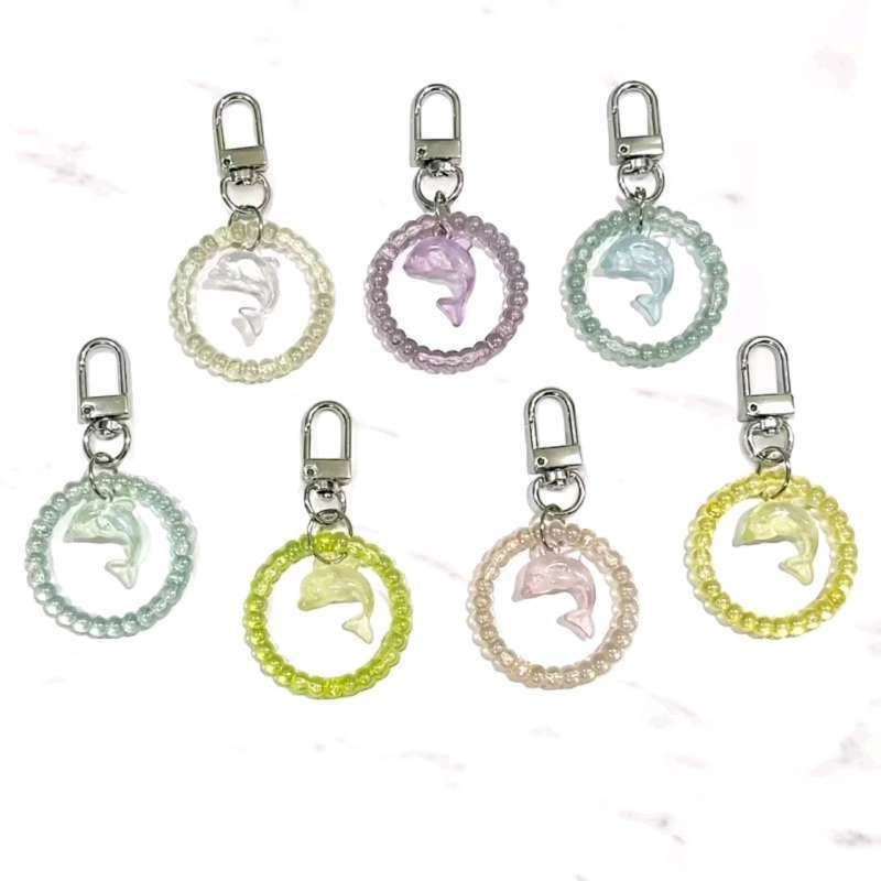 Jual Gantungan Kunci Dolphin Ring Keychain Ikan Lumba Lumba Lingkaran ...