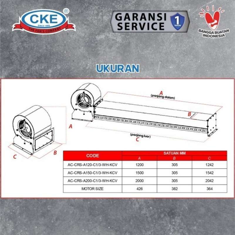 Jual Cke Air Curtain Cold Storage Room Tirai Udara Ruangan Pendingin ...