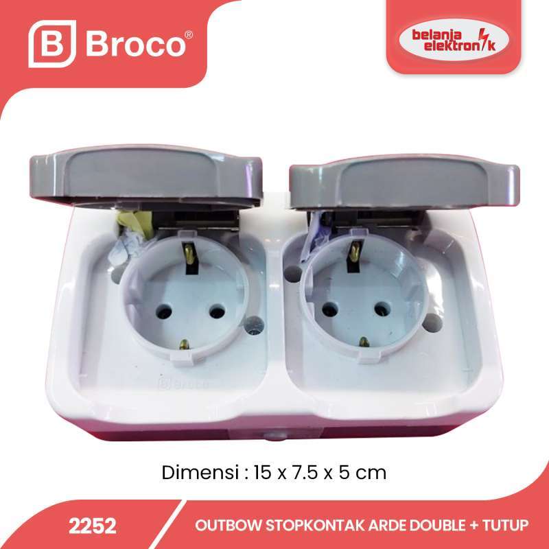 Jual Stop Kontak Broco Atlantic Double 💯 Harga Murah & Kualitas Terbaik ...