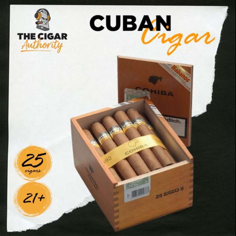Jual Cohiba Siglo Ii El Laguito Factory [ Box Of 25 Sticks ] Cuba Cigar ...