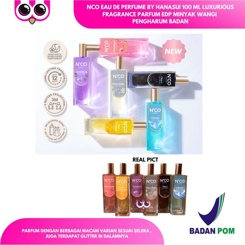Jual Nco Eau De Perfume By Hanasui 100 Ml Luxurious Fragrance Parfum ...