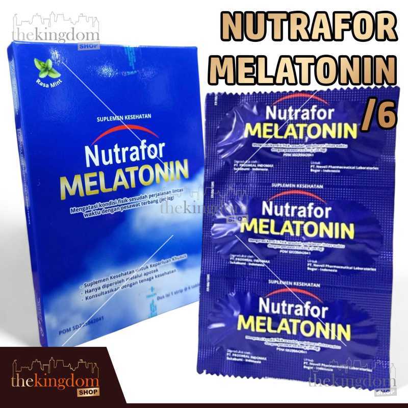 Jual Nutrafor Melatonin /6 Obat Mint Herbal Suplemen Supplement ...