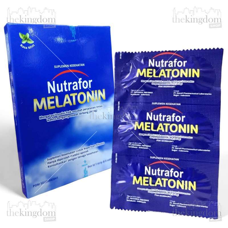 Jual Nutrafor Melatonin /6 Obat Mint Herbal Suplemen Supplement ...