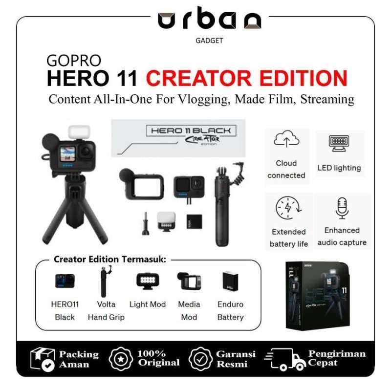 Jual Gopro Hero 11 Bundle Black Creator Edition - Action Camera Di ...