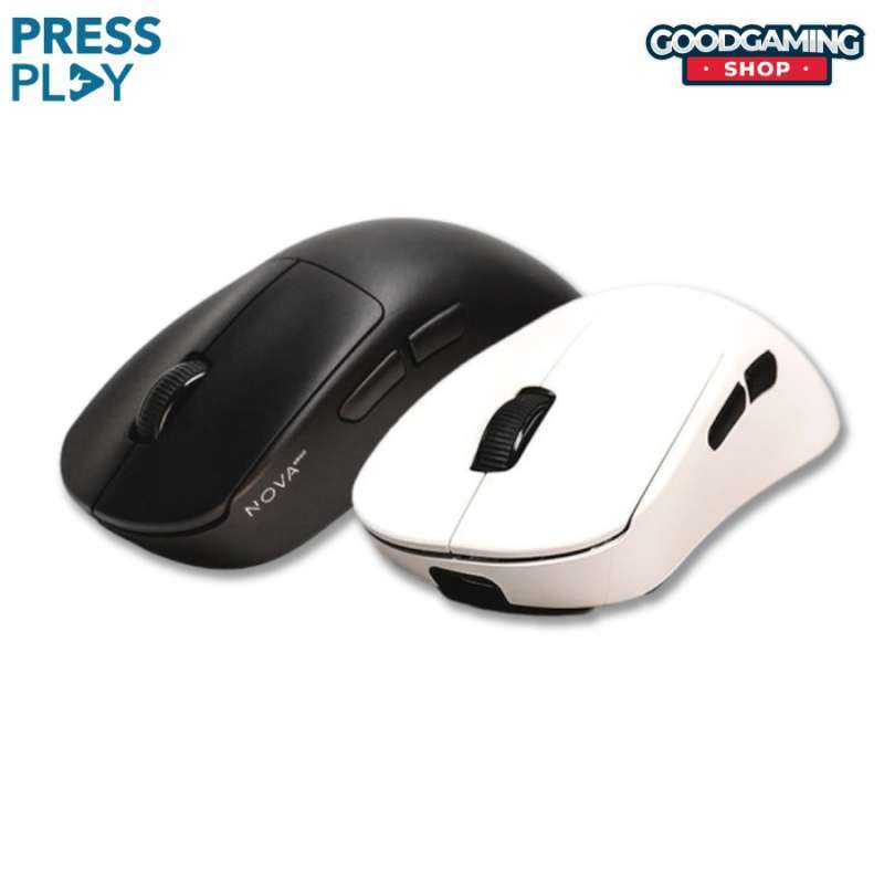 Jual Press Play Nova Ergo Ergonomic 3 Mode Connection Wireless Gaming ...