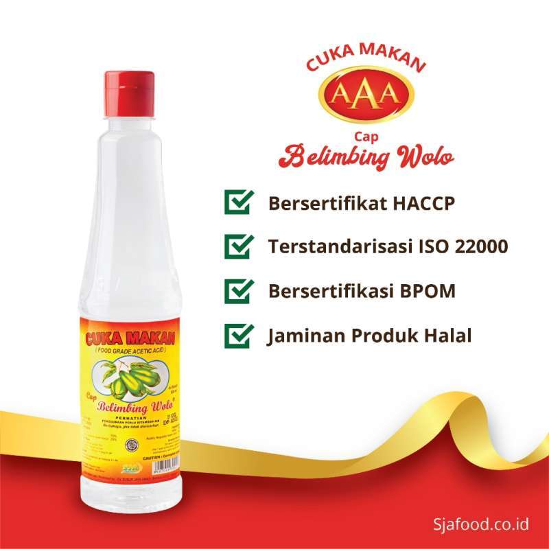 Jual Cuka Makan Cap Belimbing Wolo [630 Ml] Di Seller Aaa Premium ...