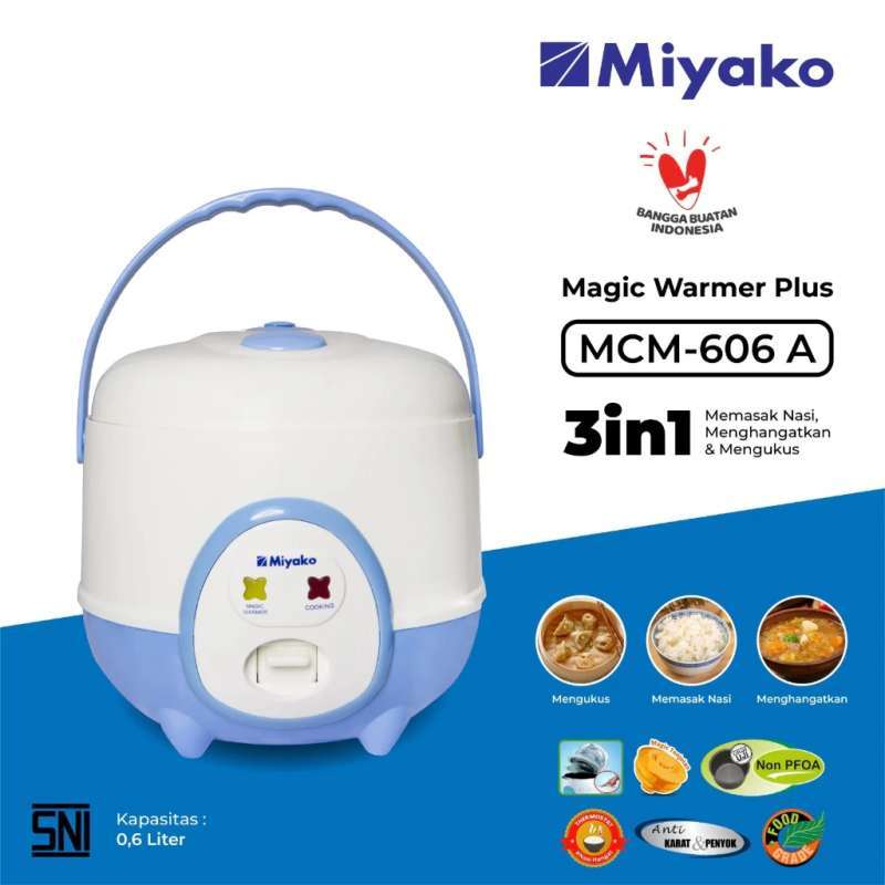 Magic Com Miyako 606 A 🔥 Garansi Resmi & Harga Terbaru 2026