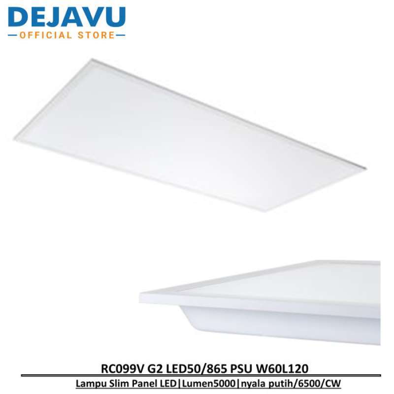 Promo Lampu Slim Panel Led Philips Rc099v G2 Led50/865 Psu W60l120 ...