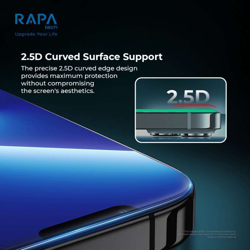 Jual Rapa Tech Tempered Glass Easy Fit For iPhone Xr/ 11 / 12 / 13 / 14 ...