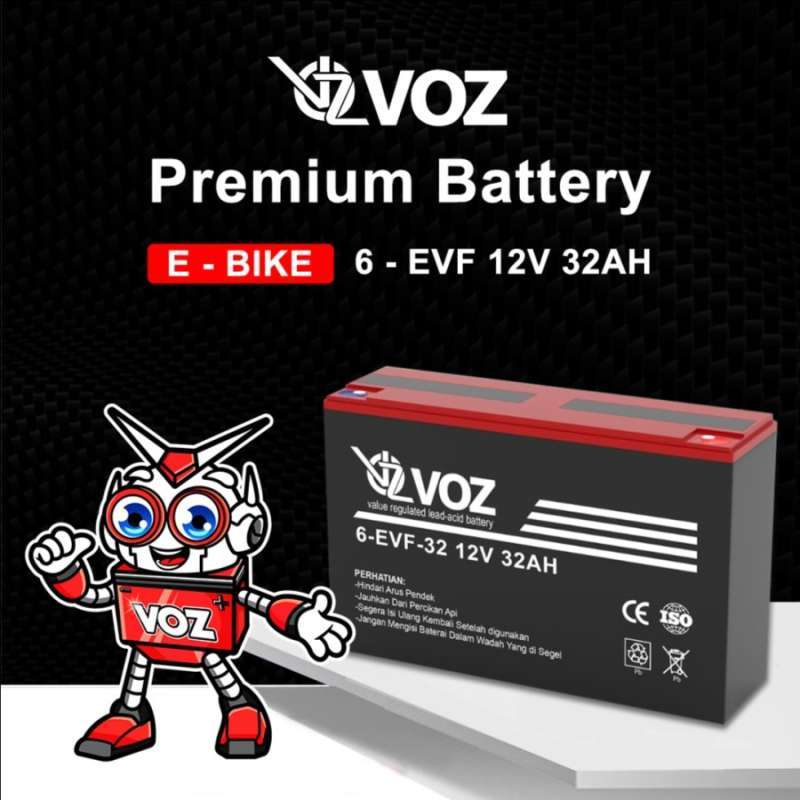 Jual Battery Voz 6-evf-32 12v 32ah Battery Deep Cycle Electric Vehicle ...