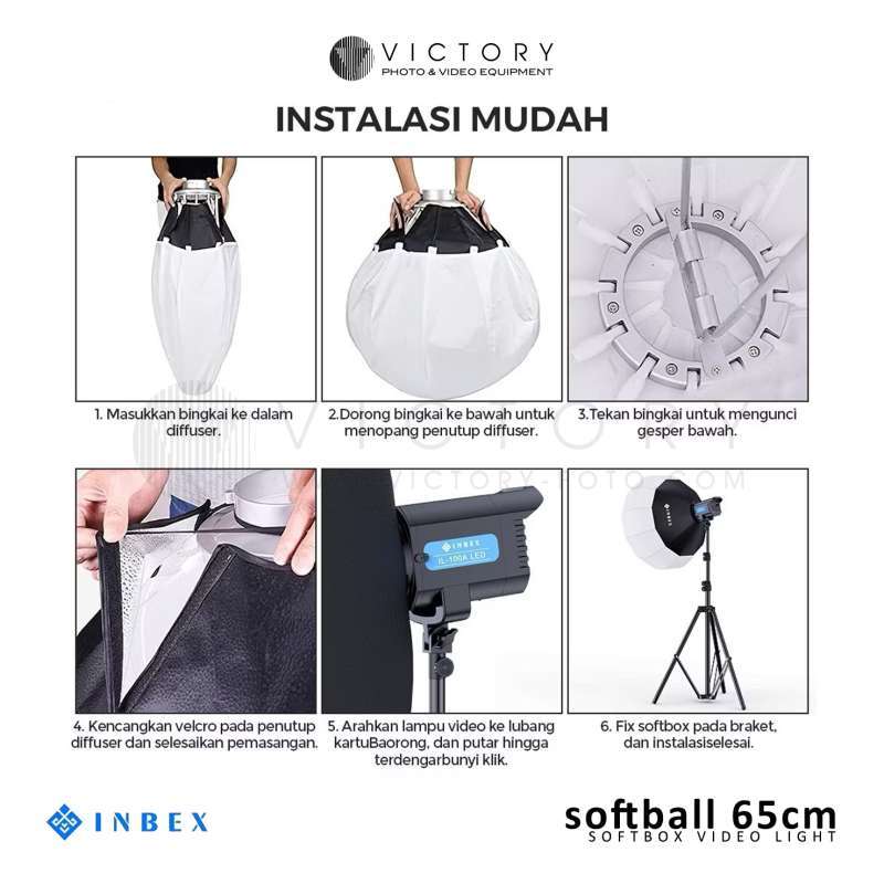 Promo Inbex Softbox Square 60x90 & Softbox Lantern 65cm, Aksesoris ...