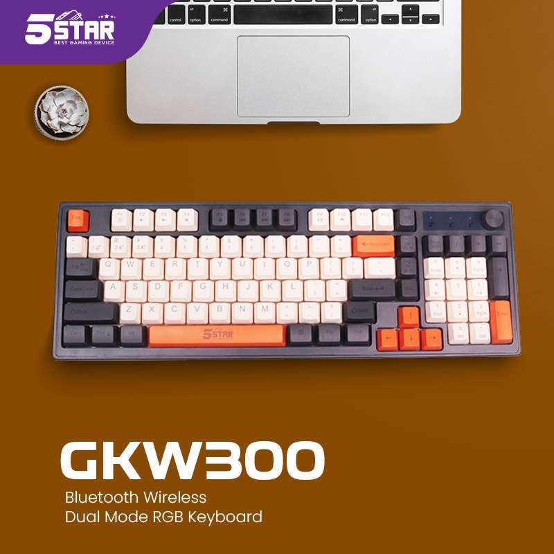 Promo 5star Gkw300 Keyboard Gaming Bluetooth Wireless Mechanical ...