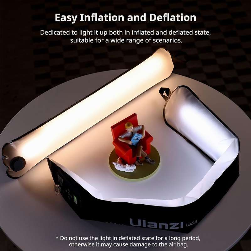 Promo Jpc Kemang Ulanzi Ua20 Portable Air Tube Light 20W Bi-color Led ...