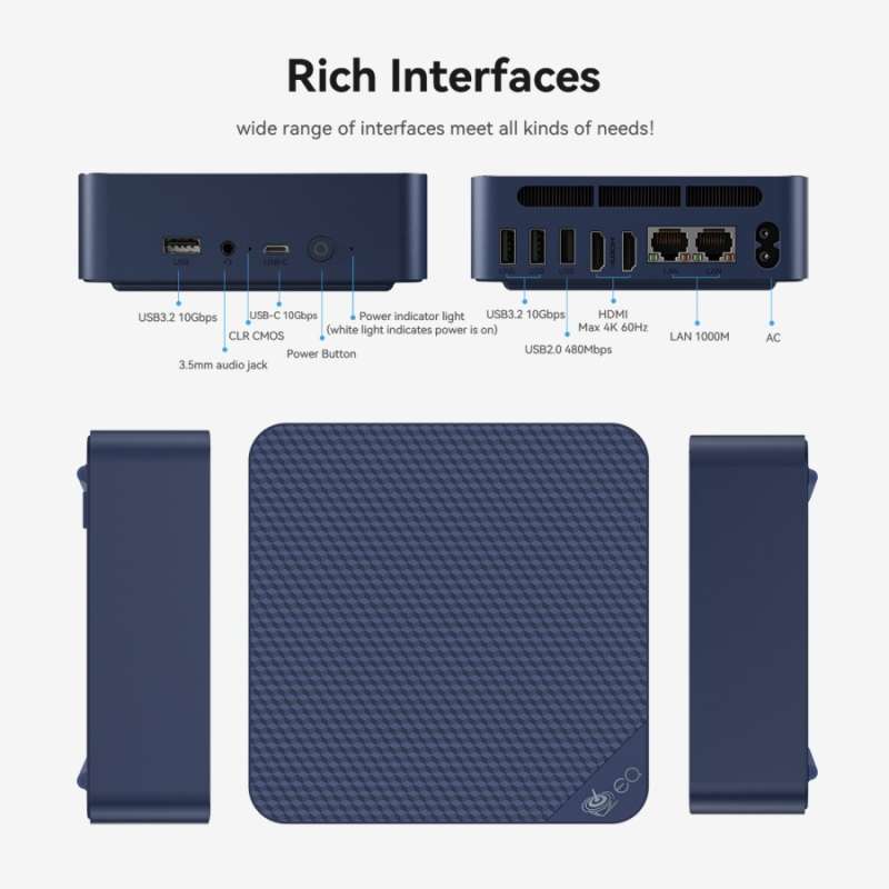 Jual Mini Pc Beelink Eq14 Intel Twin Lake N150 16/500gb Ssd Windows 11 ...