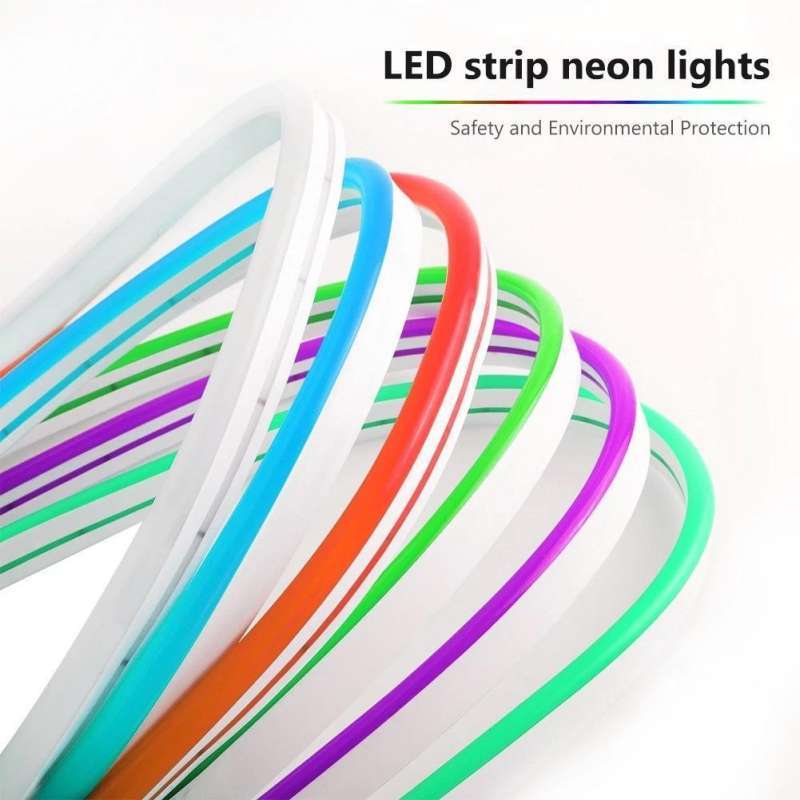 Promo Lampu Neon Flex Led Strip Panjang 5 Meter Full Flexible 5m DC 12v ...