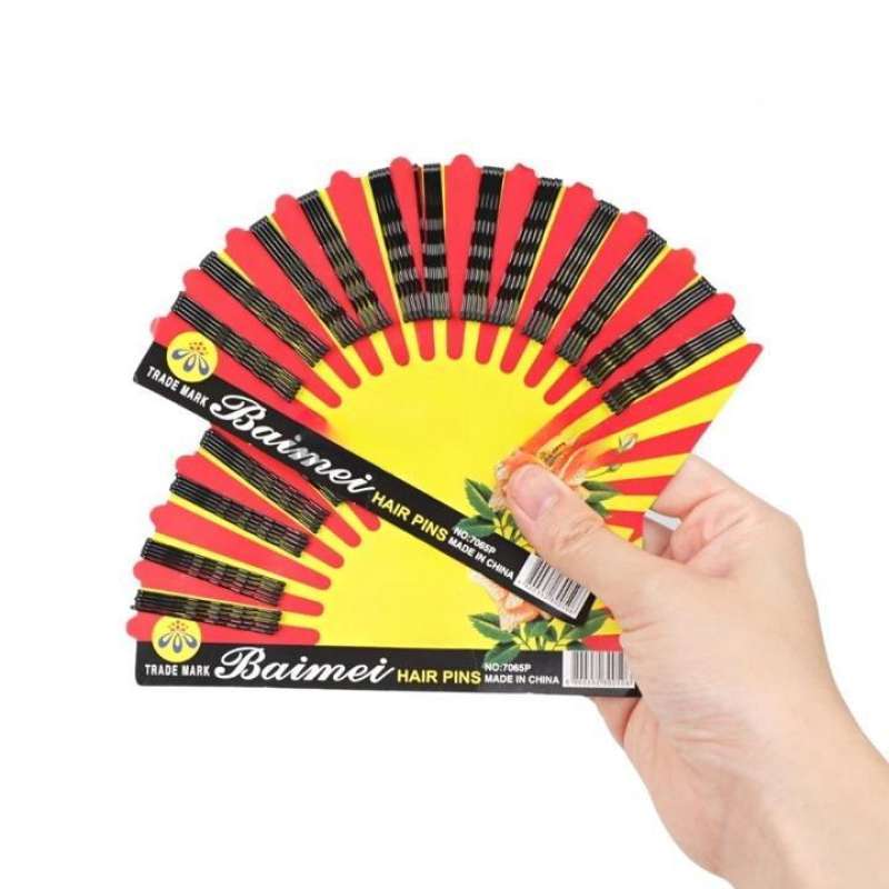 Promo Jepit Lidi Rambut 4cm Jepitan Kecil Isi 60 Pcs Bobby Pin Sanggul ...