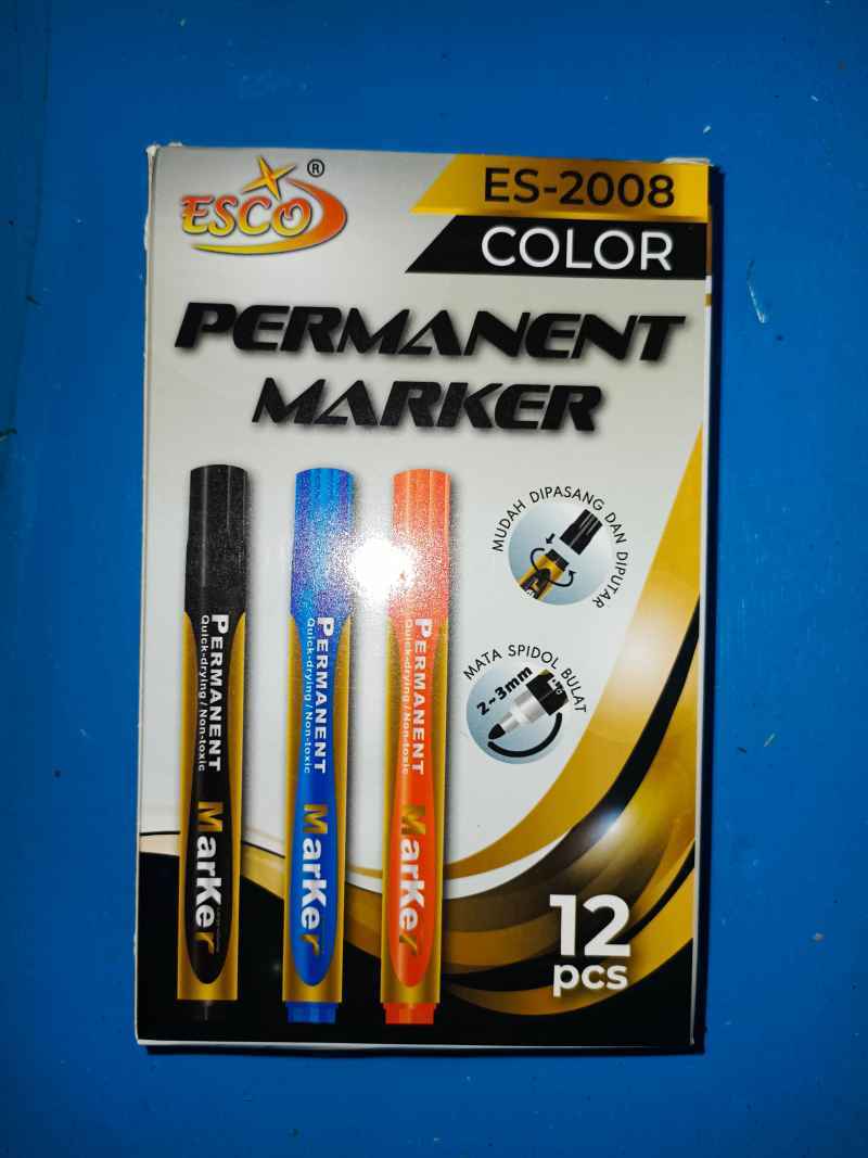 Jual 1 Box Spidol Non Permanent 🏷️ Original Terbaru, Terlengkap ...