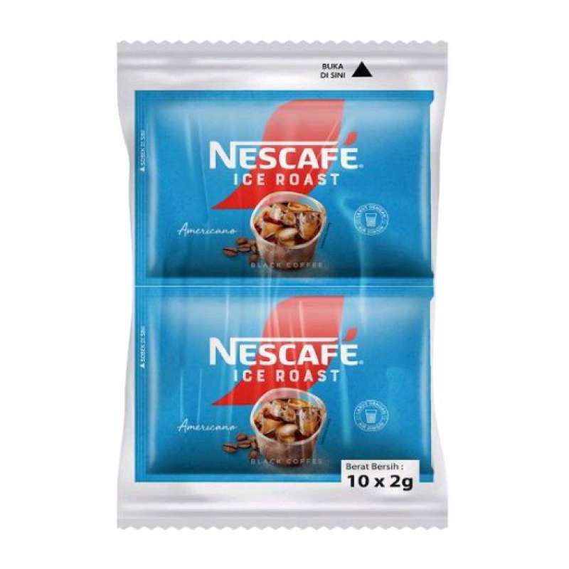 Jual Nescafe Ice Roast Americano (1 Renceng/10 Sachet) Di Seller Toko ...