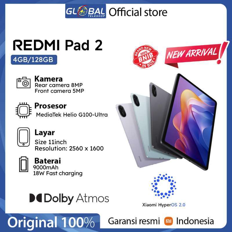 Jual Xiaomi Redmi Pad 2 4/128 Garansi Resmi Xiaomi Indonesia Di Seller ...