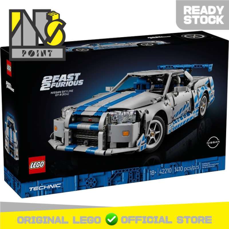 Jual LEGO 42210 - Technic - 2 Fast 2 Furious Nissan Skyline Gt-r (r34 ...