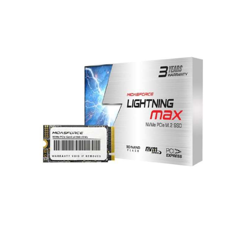 Jual Midasforce Ssd 256gb 512gb 1tb Nvme Gen 3 M.2 2242 Pendek ...