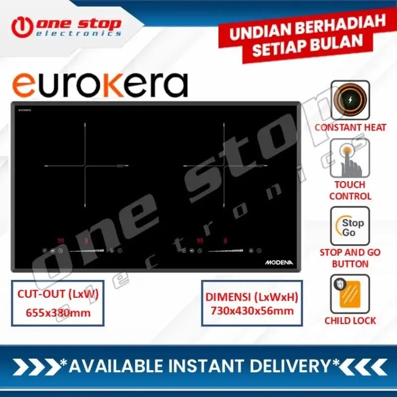 Promo [garansi Resmi] Modena Bi 4725 Ebbk Kompor Induksi / Induction ...