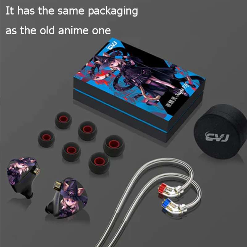 Jual Cvj New Night Elf 6mm+10mm+8mm Dual Dynamic Driver Earphone In Ear ...