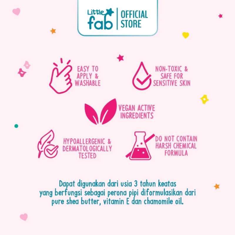 Jual Little Fab Kids Blush On 5gr / Perona Pipi Blush Makeup Blush On ...