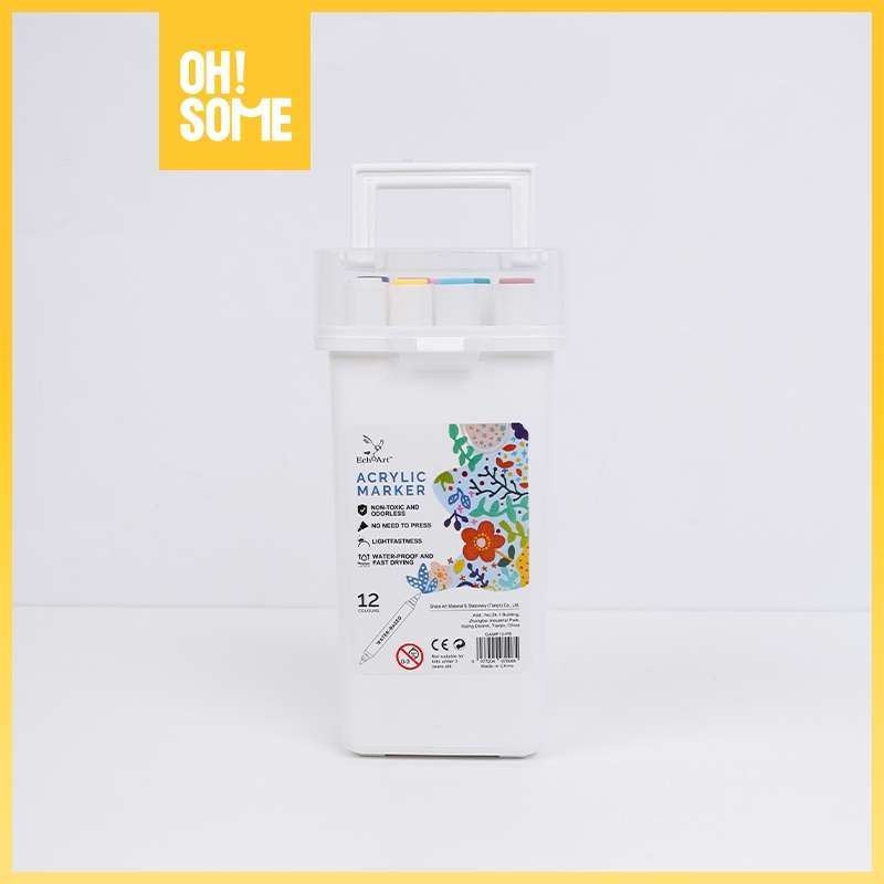 Promo Ohsome - Echoart Acrylic Marker Set Spidol Acyrlic 12/24/48 Warna ...