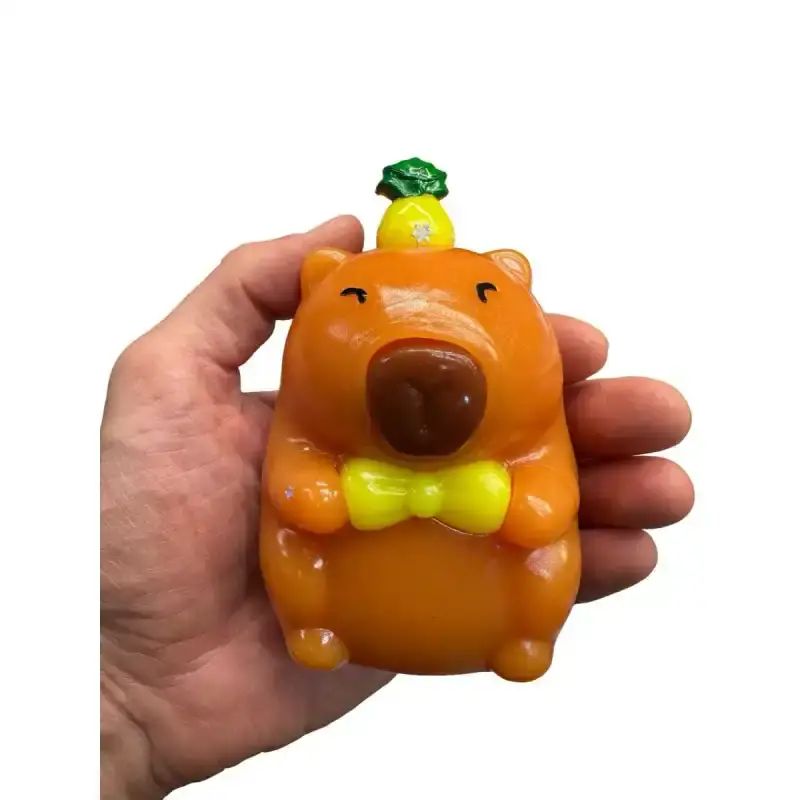 Jual Squishy Mainan Anak Lucu Lembut Anti Stres Capybara Dasi Unik ...