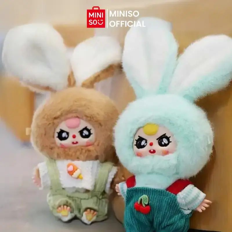 Promo Miniso X Baby Three Bunny Vinyl Plush Toy Blind Box Gantungan Tas ...