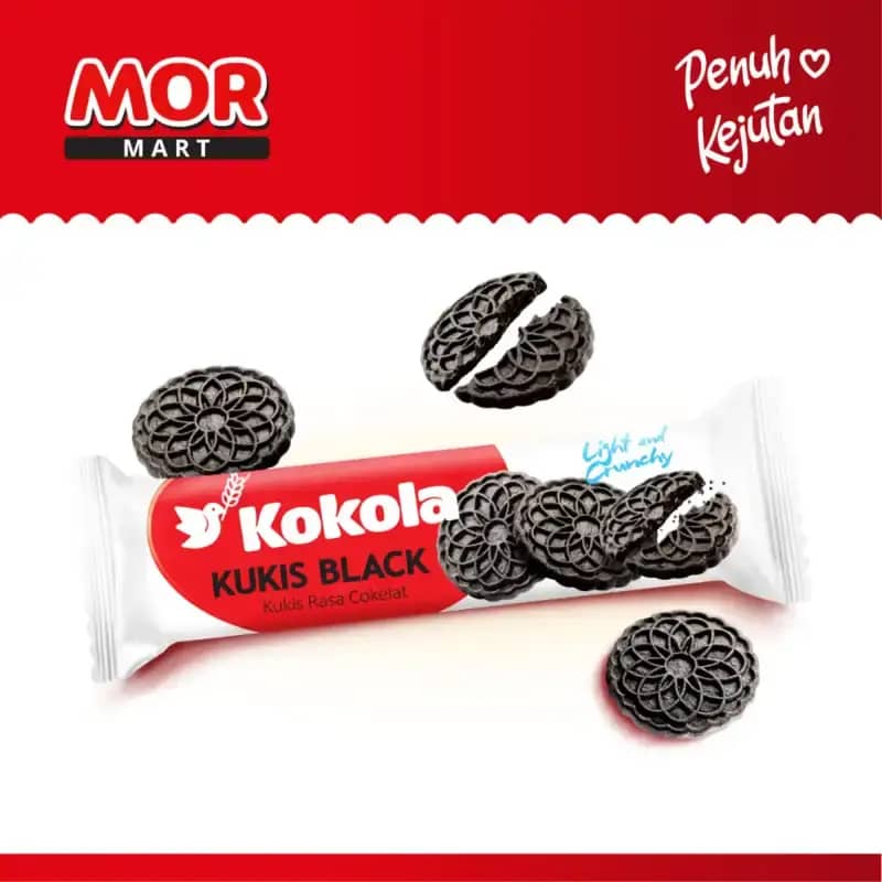 Jual Kokola Kukis Black 110 G Camilan Biskuit Cookies Klasik Kepingan ...