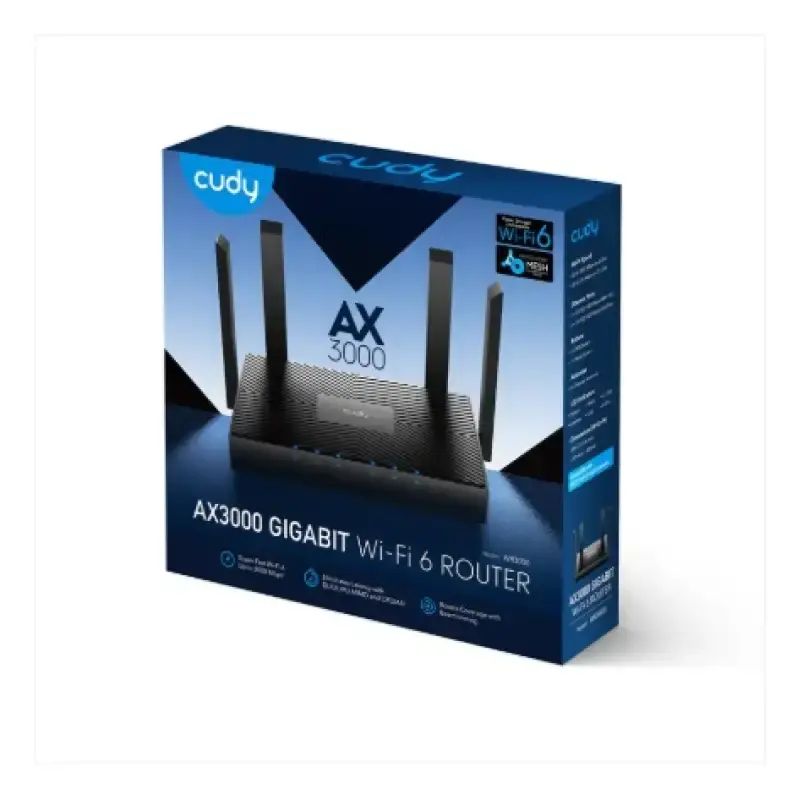 Jual Cudy Wr3000 Ax3000 Gigabit Dual Band Wi-Fi 6 Router 2402mbps At ...