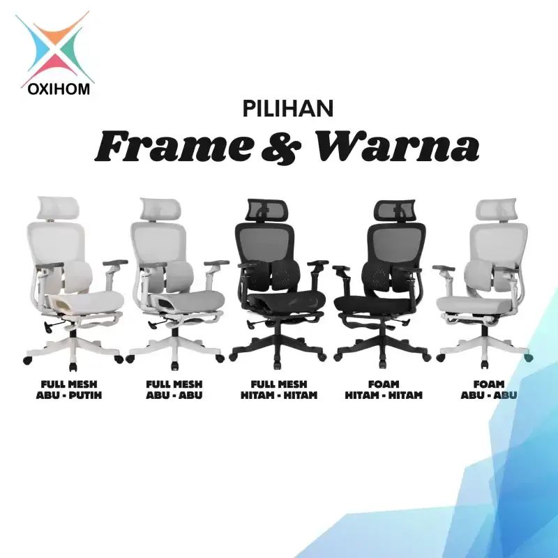 Promo Oxihom Y5 Kursi Mesh Kursi Kantor Kursi Kerja Kursi Gaming Kursi ...