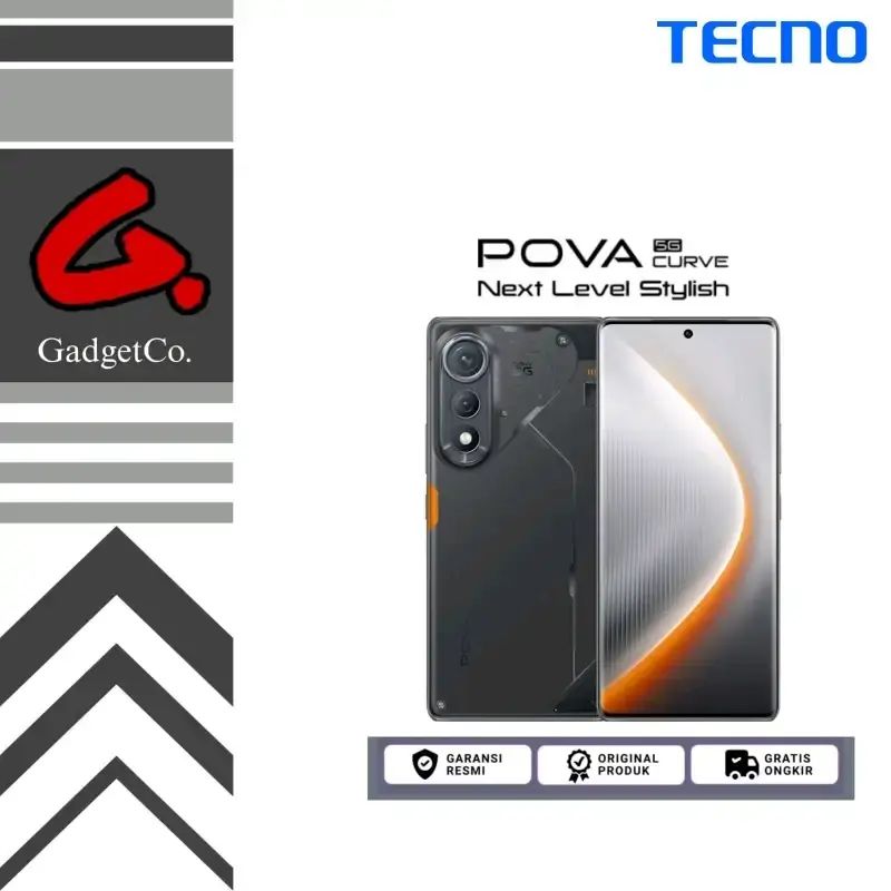 Jual Tecno Pova 7 Curve 8/256gb Garansi Resmi Amoled 144hz Fhd+ Baterai ...