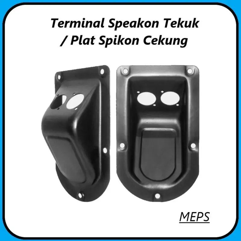 Promo Pelat Tatakan Terminal Tekuk Speakon Speaker - Plat Spikon Cekung ...