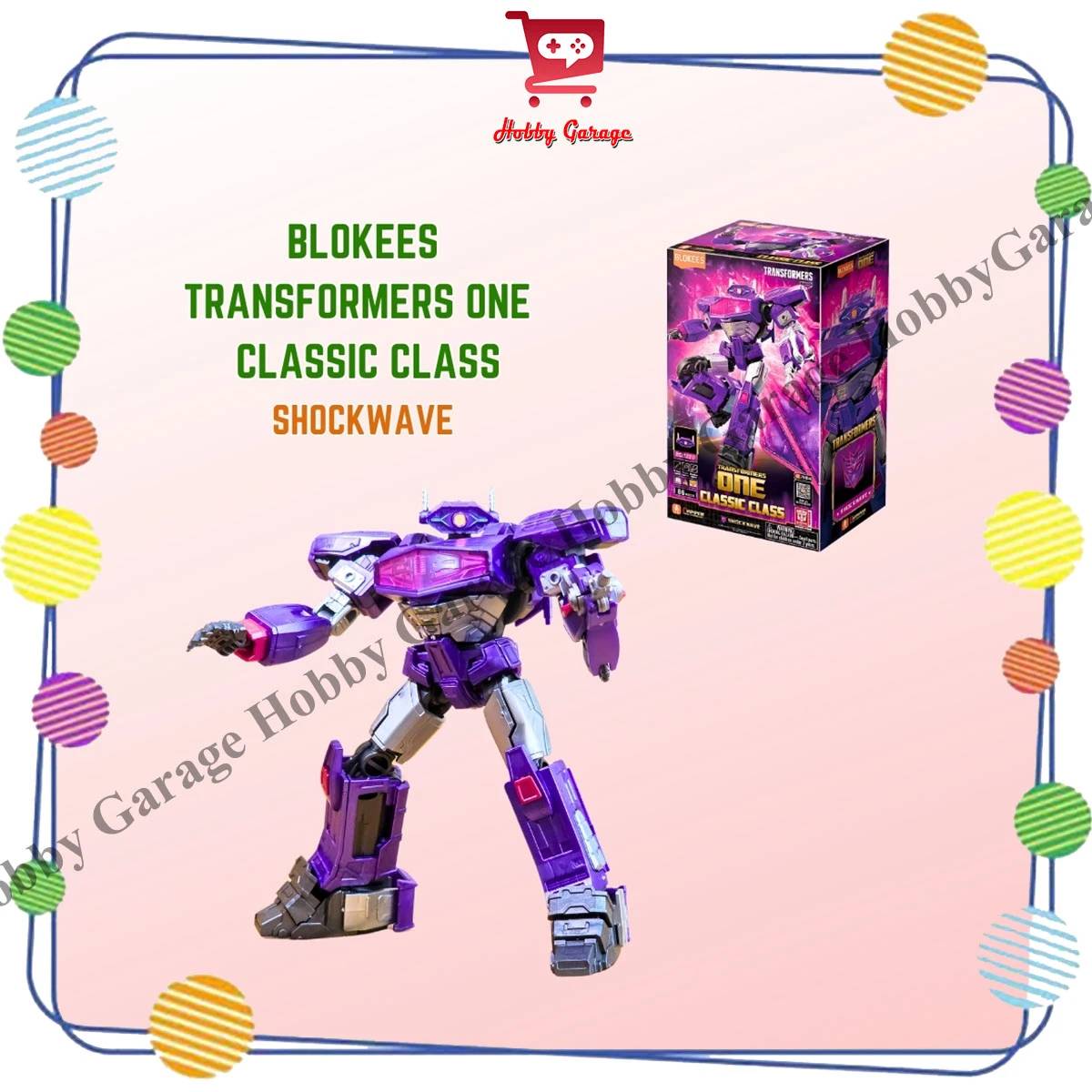 Promo Blokees Transformers Shockwave One Classic Class 18 Original ...